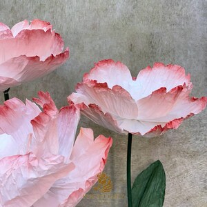 Self Standing Paper Flowers - Standing Paper Flowers - Giant Paper ...