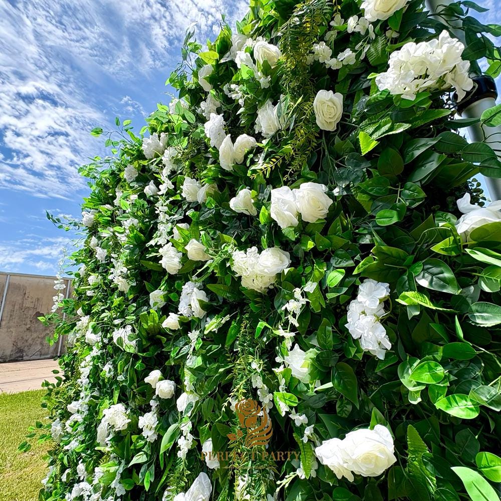 50% Off！ships From Houston/5d Flower Wall 8*8ft - Flower Wall Rolling ...