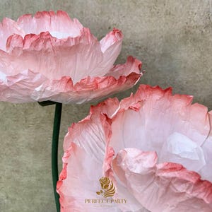 Self Standing Paper Flowers - Standing Paper Flowers - Giant Paper ...