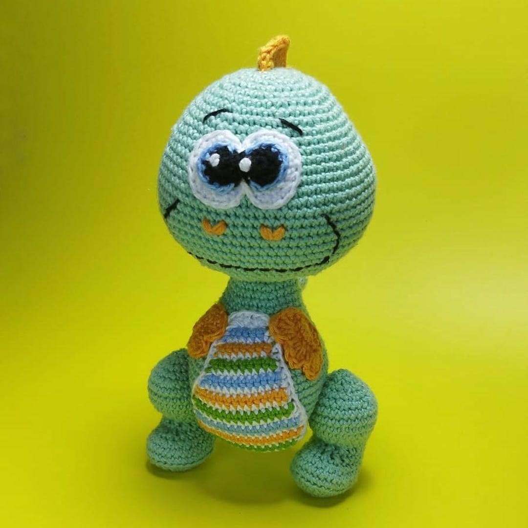Pepito Dino Dinosaur Amigurumi Pattern in Portuguese - Etsy