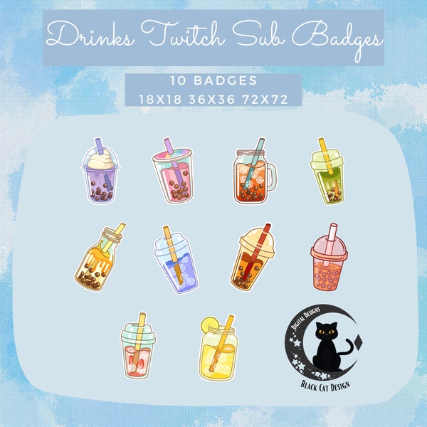 Cute Potato Food Twitch Sub Badges Set of 6 With 2 Versions - Etsy Canada