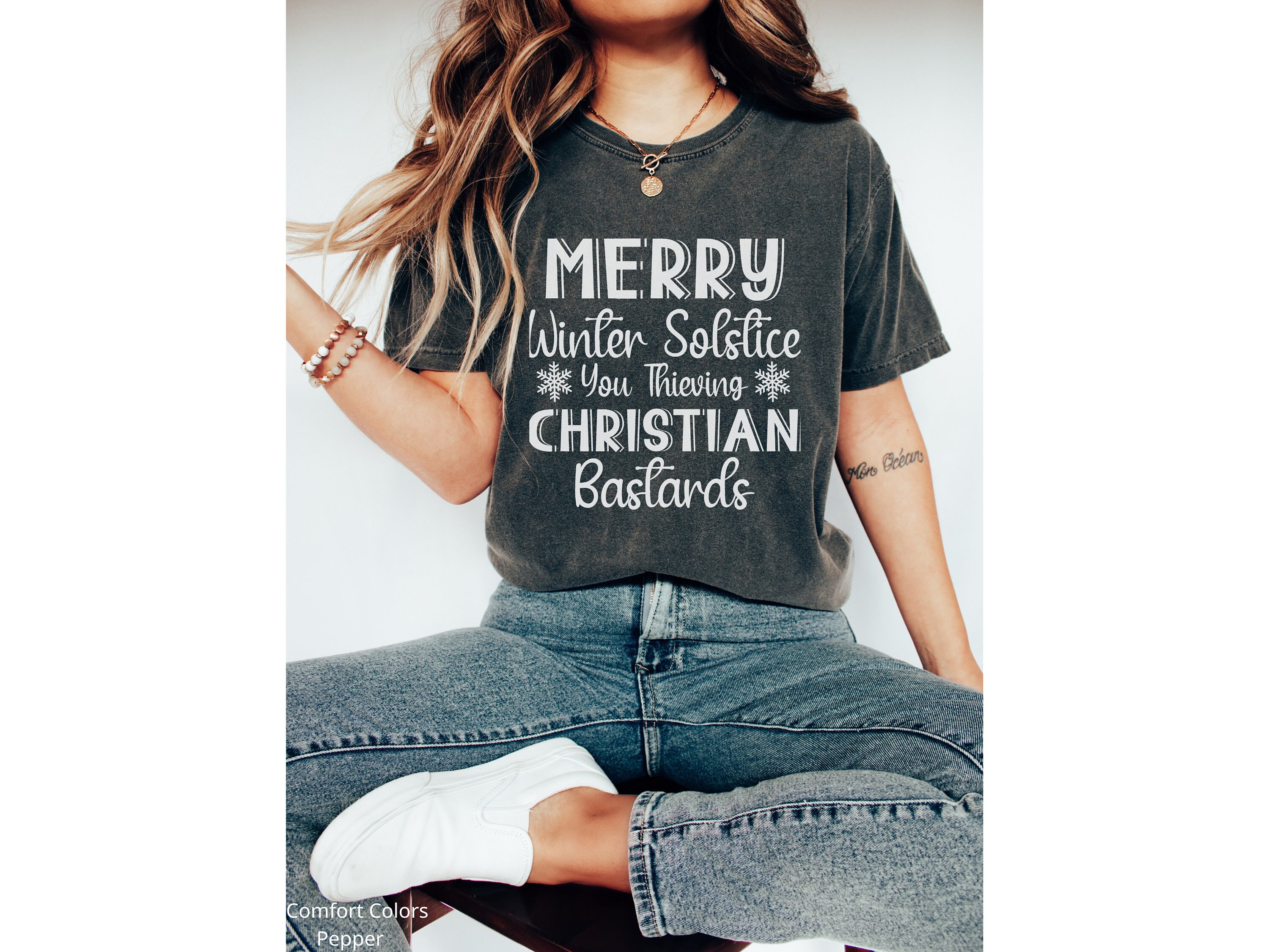 Comfort Colors Merry Winter Solstice You Thieving Christian - Etsy