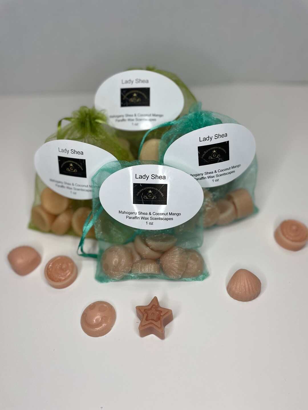 STRONG SCENTED Lady Shea Scentscape 1 and 4 Oz. Mahogany Shea, Mango ...