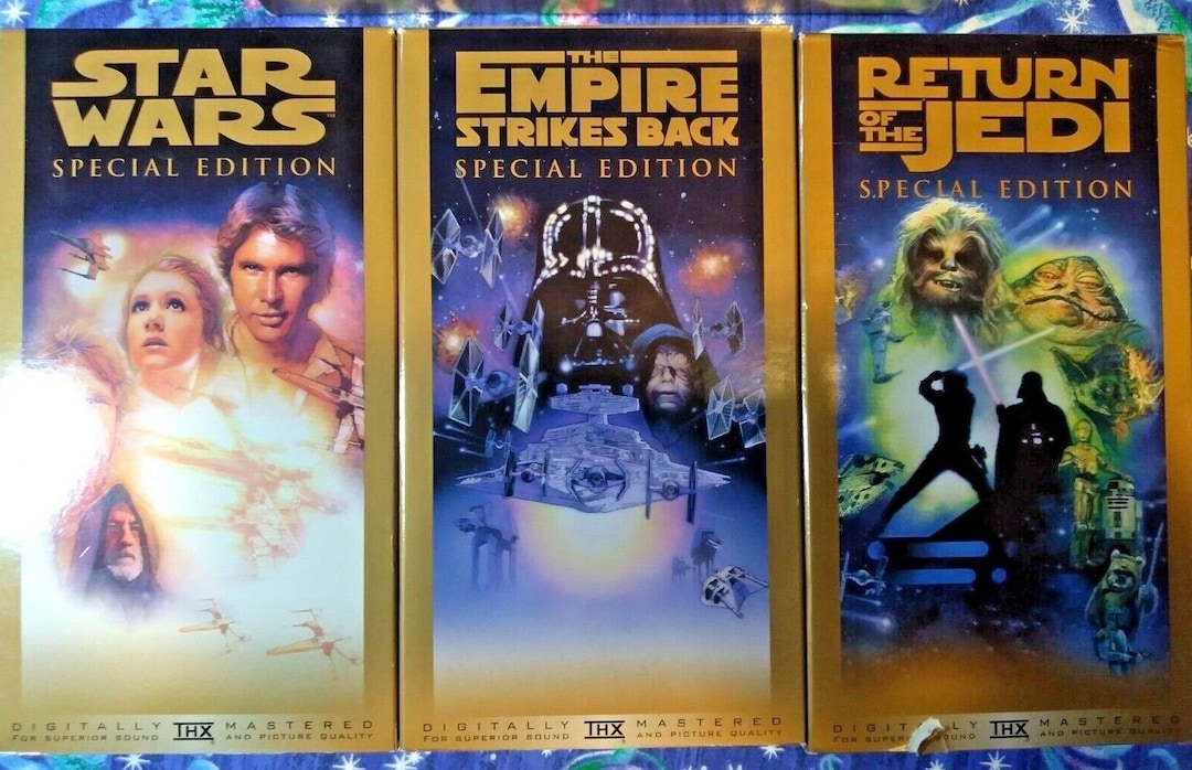 STAR WARS TRILOGY Special Edition Vhs Box Set 1997 Digitally Remastered ...