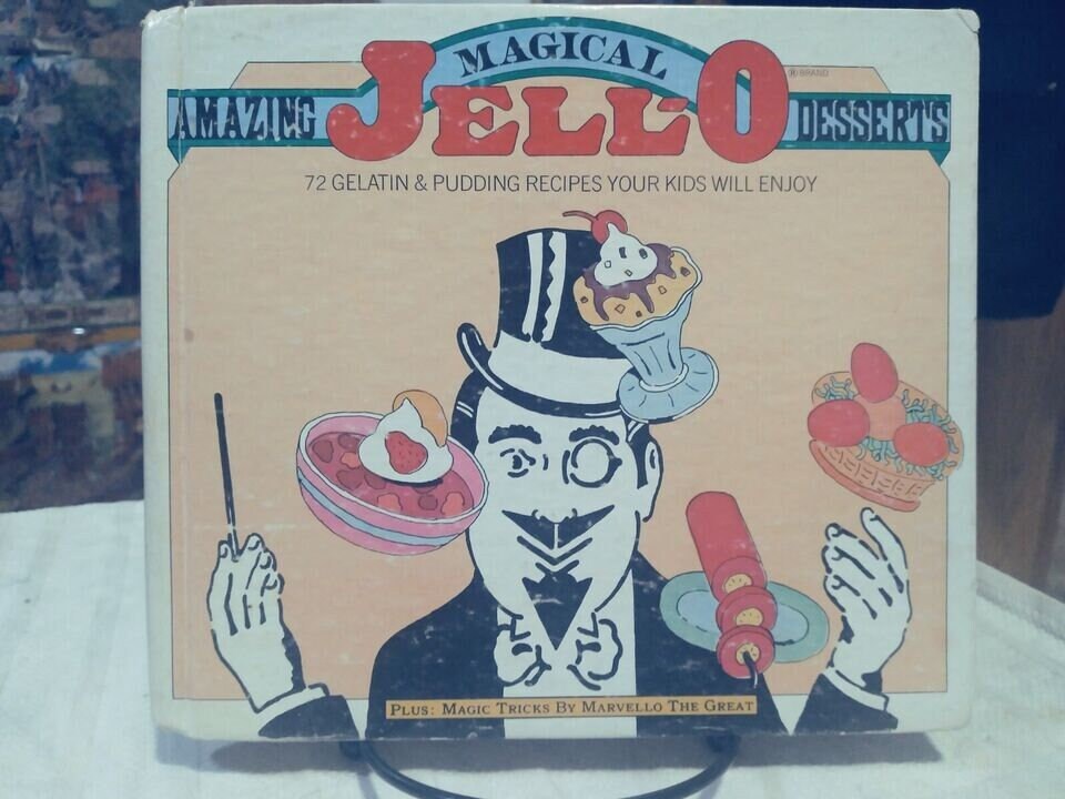 Amazing Magical JELLO Desserts Recipe Book Hardcover 1977 General Mills ...