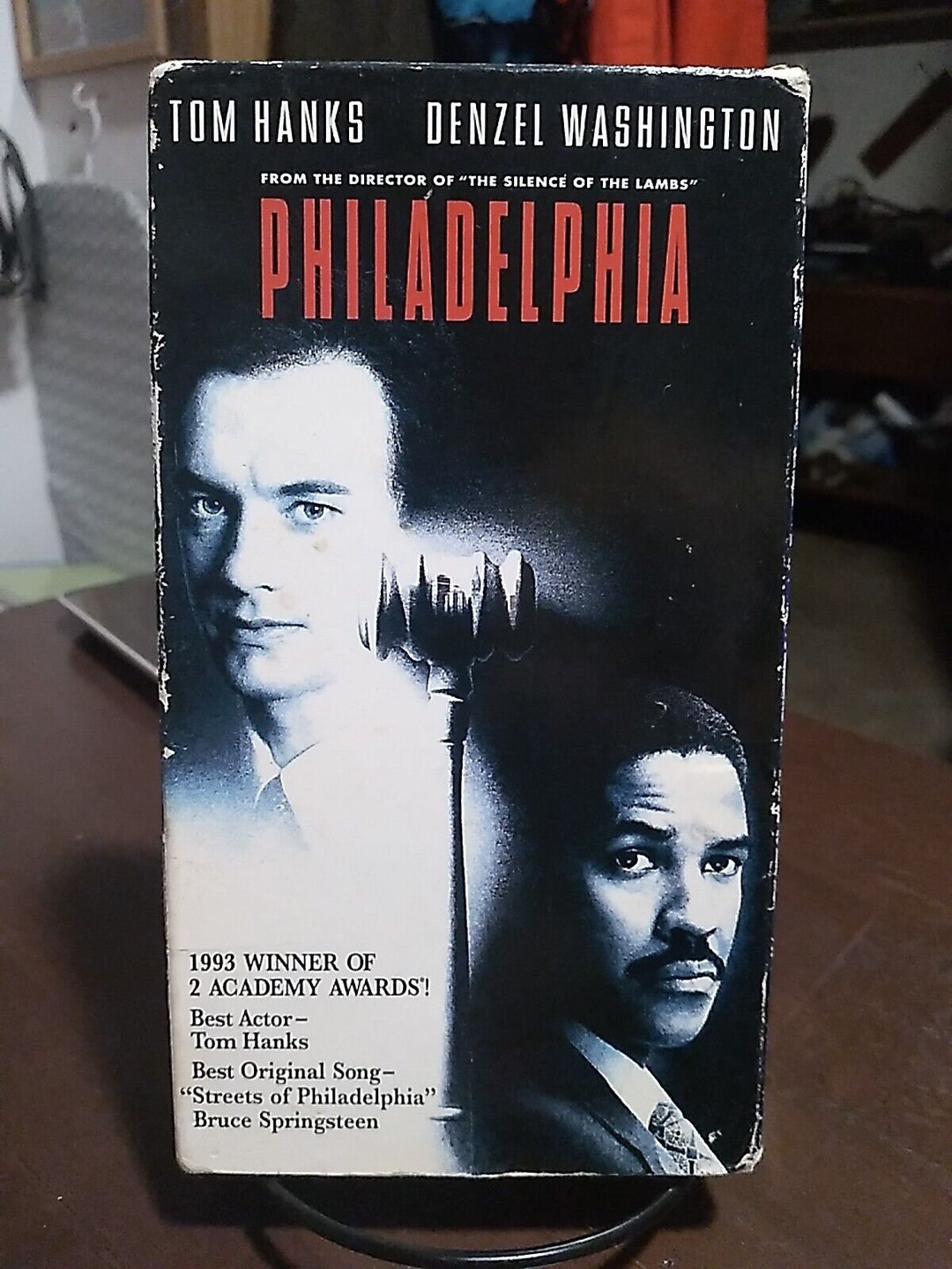 Philadelphia, VHS 1994, Tom Hanks Denzel Washington AIDS Classic ...