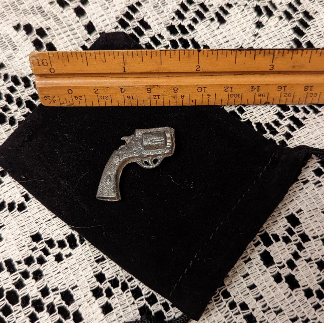 Tiny Lead Toy Gun - Etsy