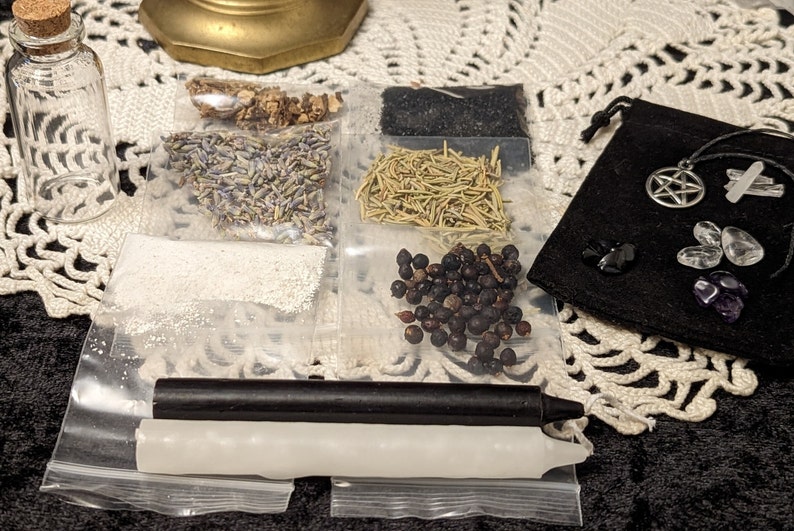 Protection Spell Jar Kit - Etsy