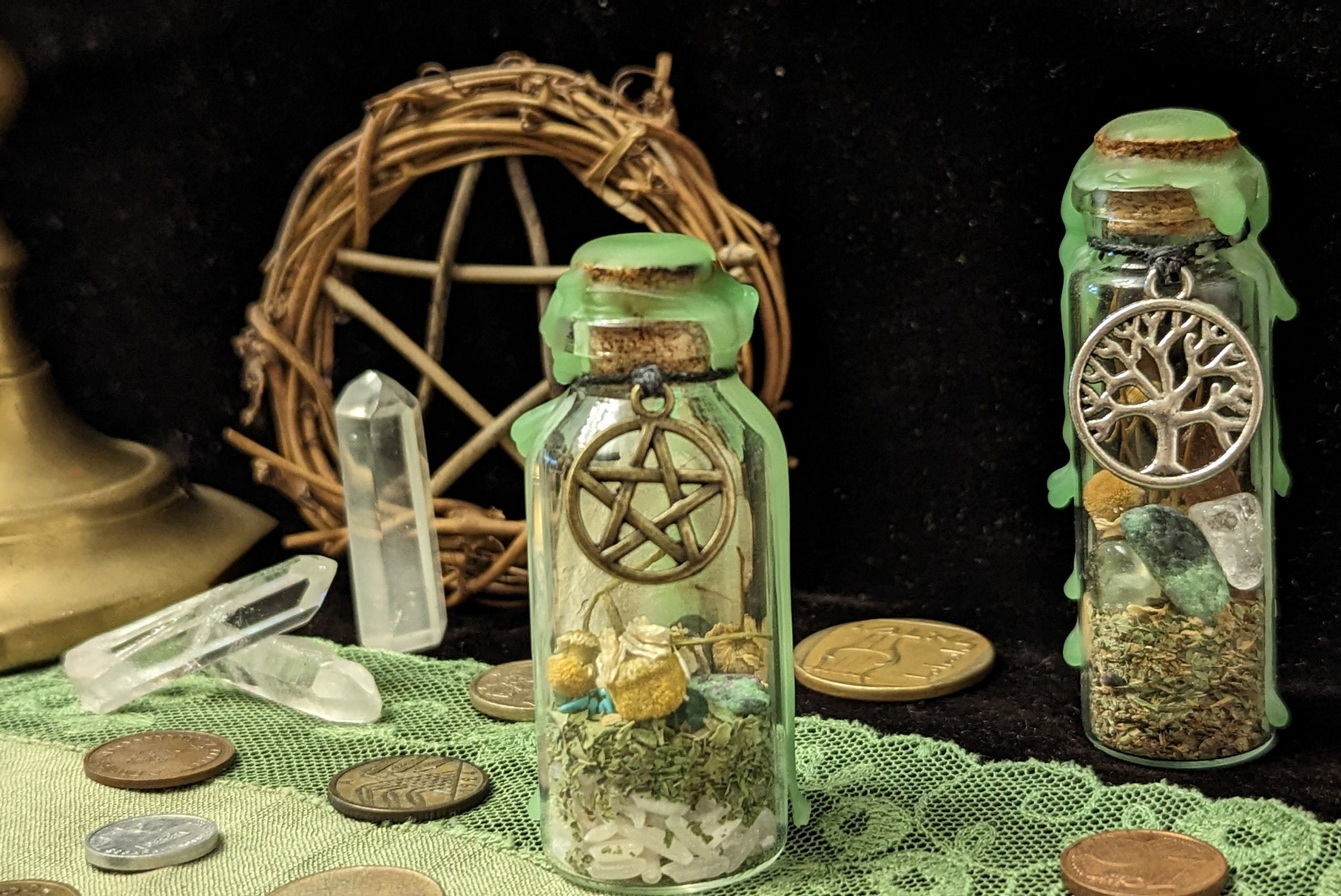 Prosperity & Abundance Spell Jar Kit - Etsy