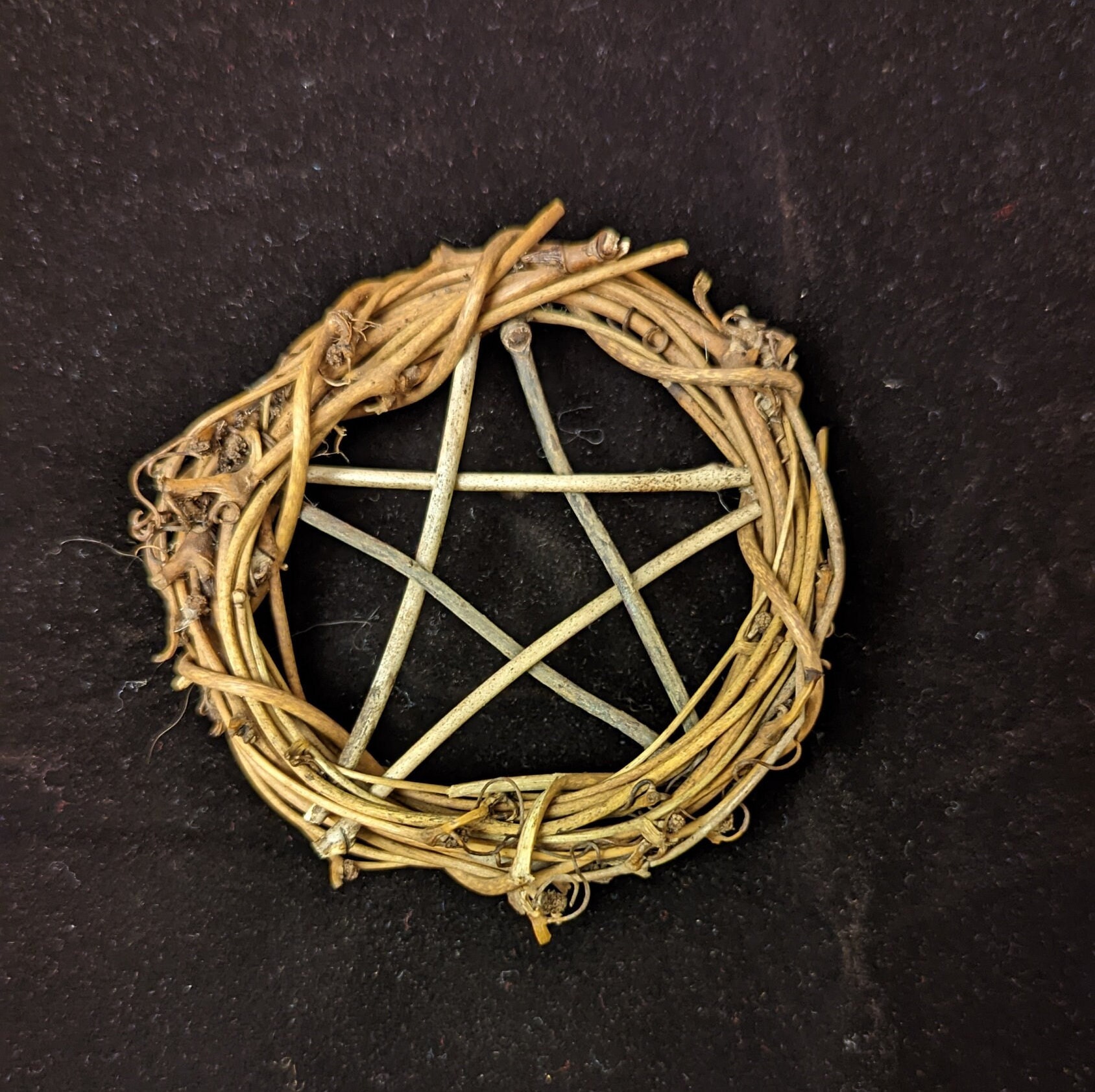 Handwoven Grapevine Pentacle - Etsy