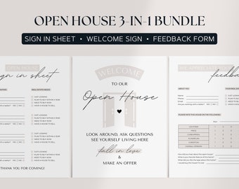 Editable Open House Sign-in Sheets Real Estate Printable - Etsy