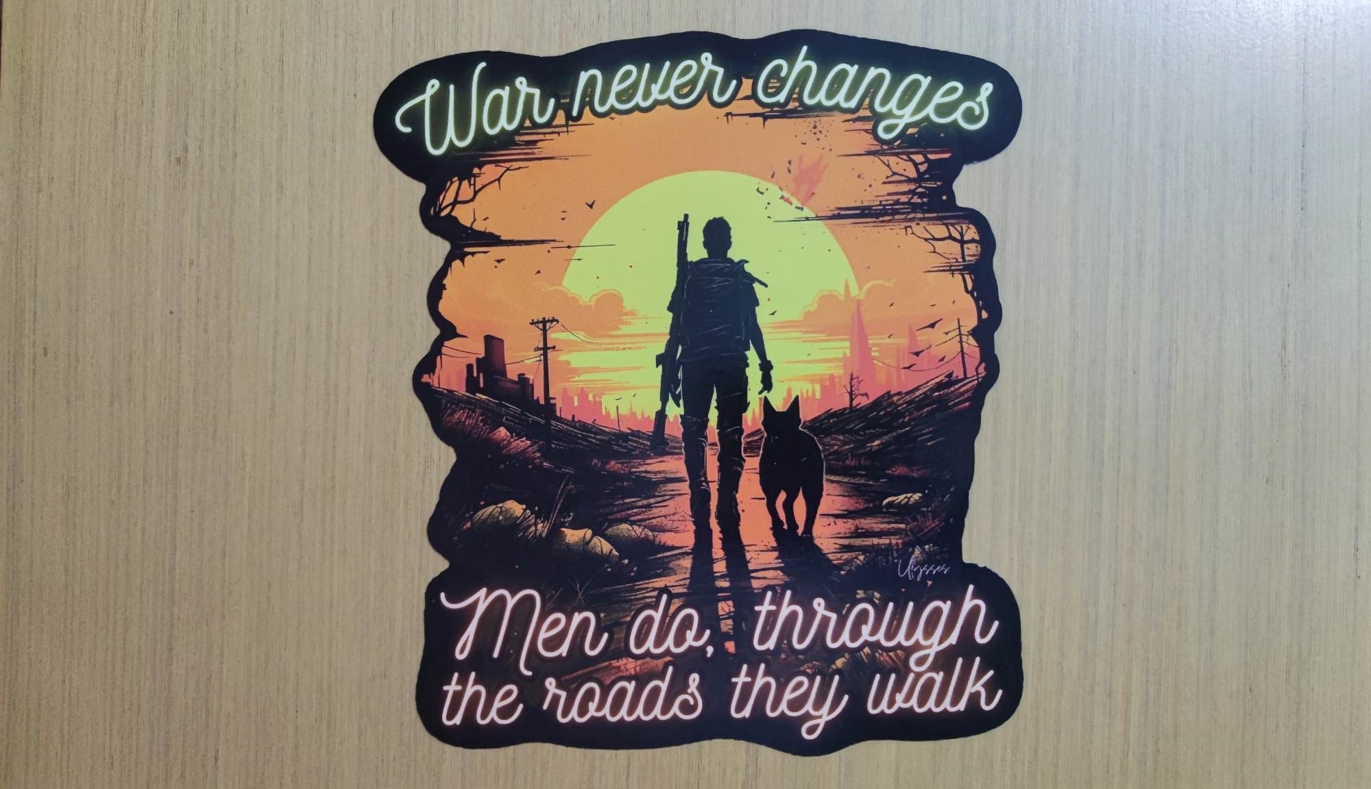 Set of Three Fallout Themed Stickers - Etsy