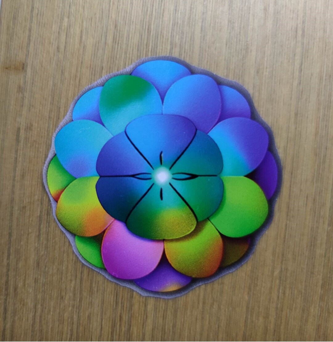 Flower Power! Abstract Flower Stickers in Various Sizes and Quantities ...