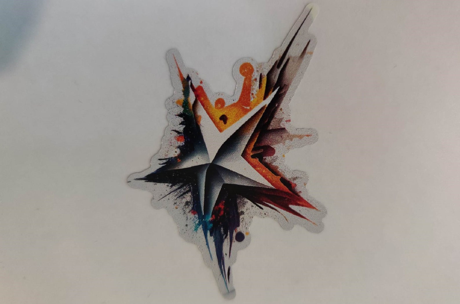 Abstract Star Sticker - Decorate Your World With an Eye-catching Design ...
