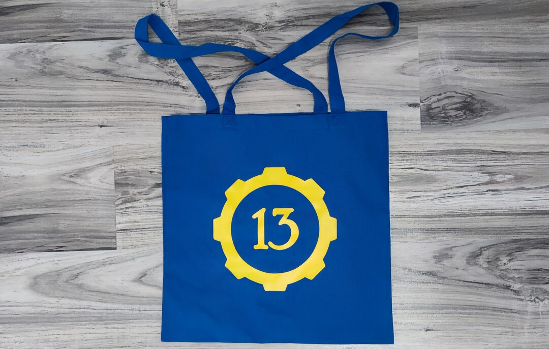 Custom Vault Number Tote Bag Fallout-inspired Vault-tec Epic Design ...
