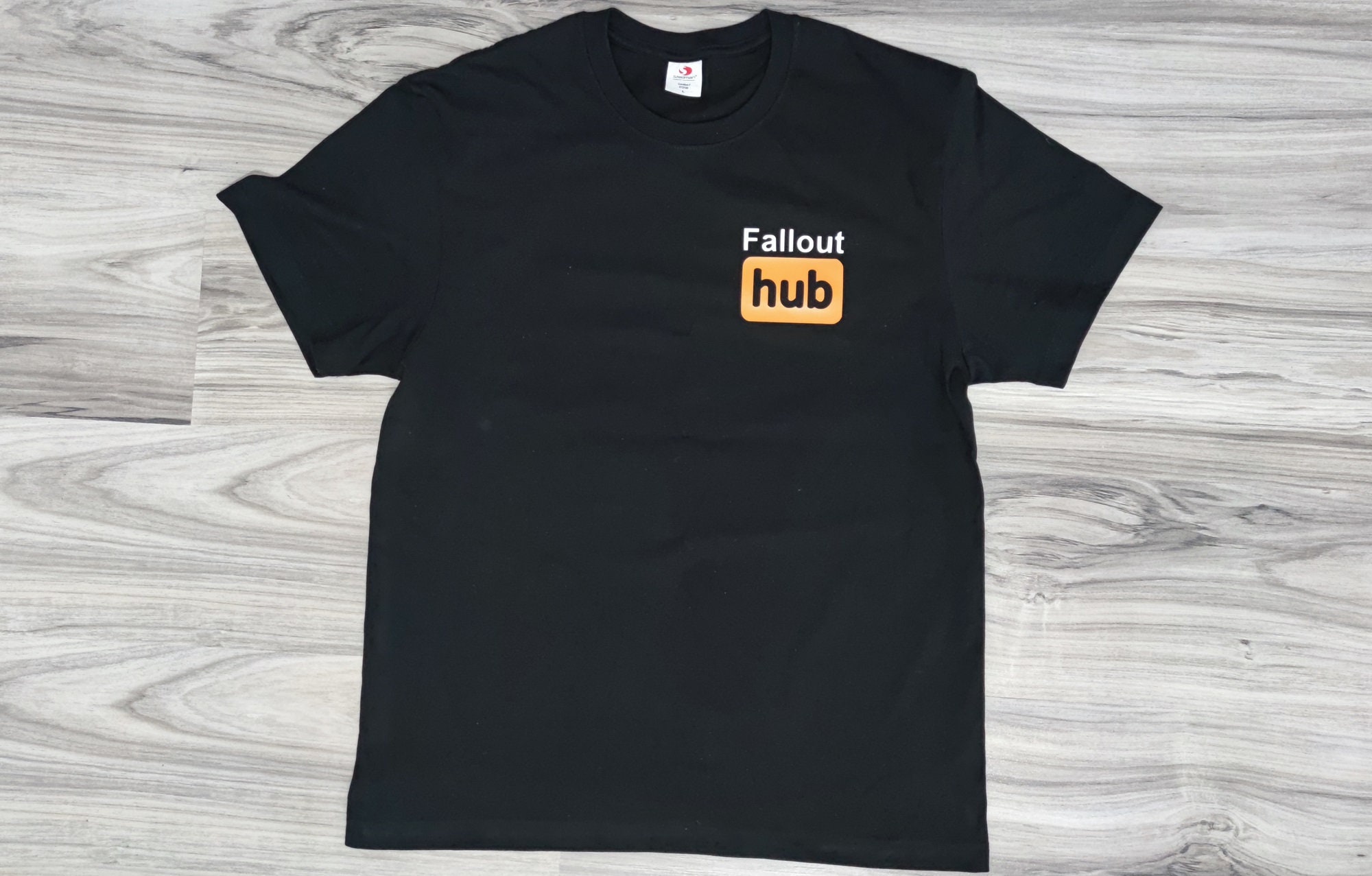 Fallout Hub Logo T-shirt Fallout Fan Page Tee Original Design, Front ...