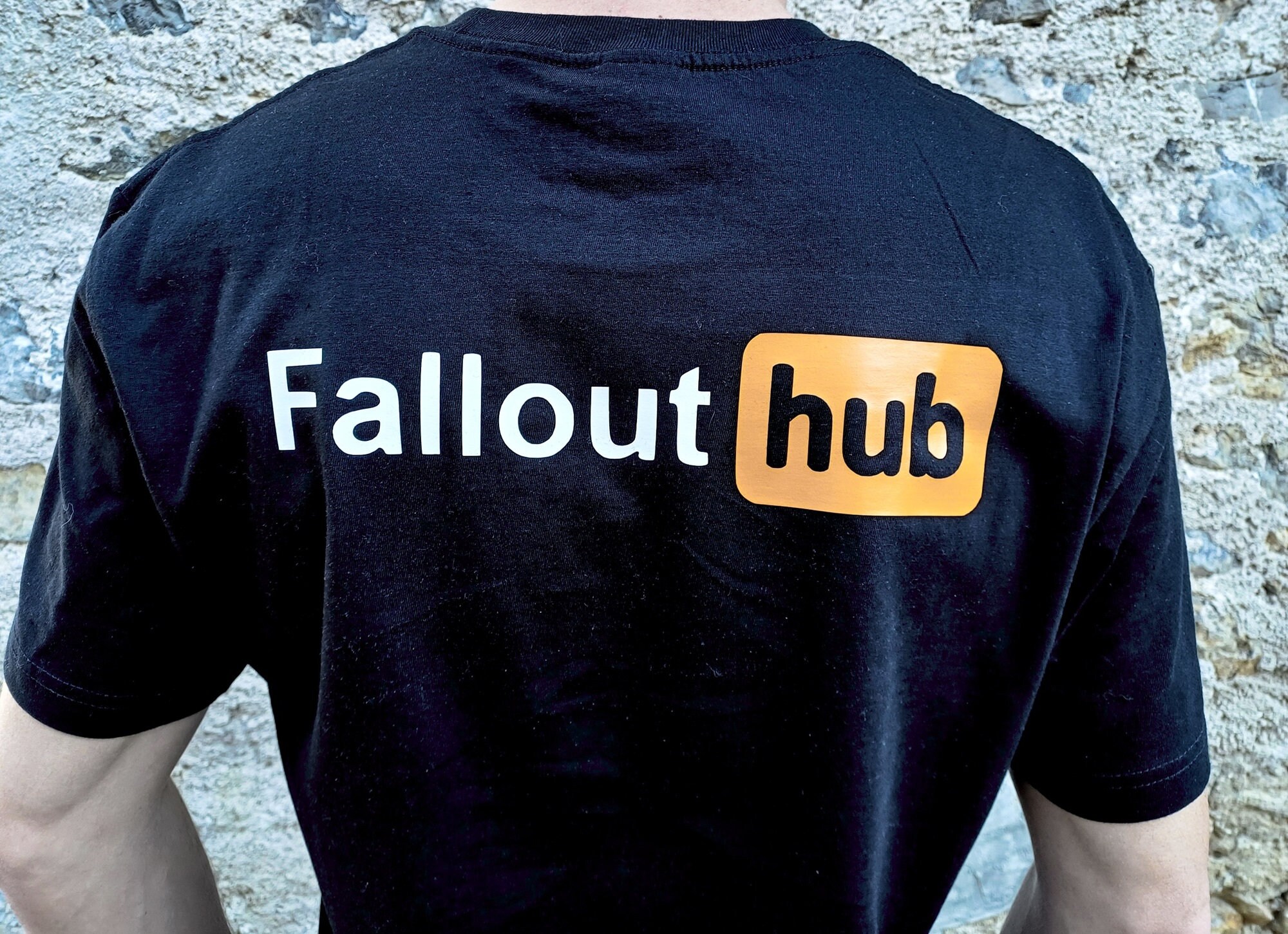 Fallout Hub Logo T-shirt Fallout Fan Page Tee Original Design, Front ...