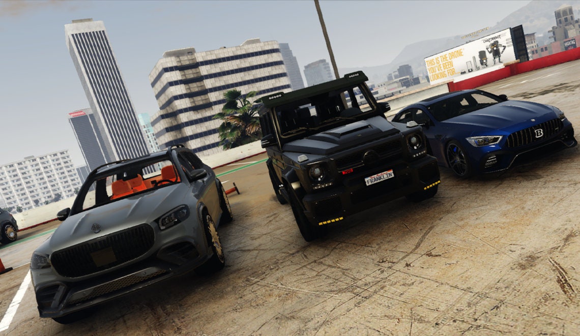 GTA V Brabus Car Pack: 3 CARS Fivem Ready Realistic Handlings High ...