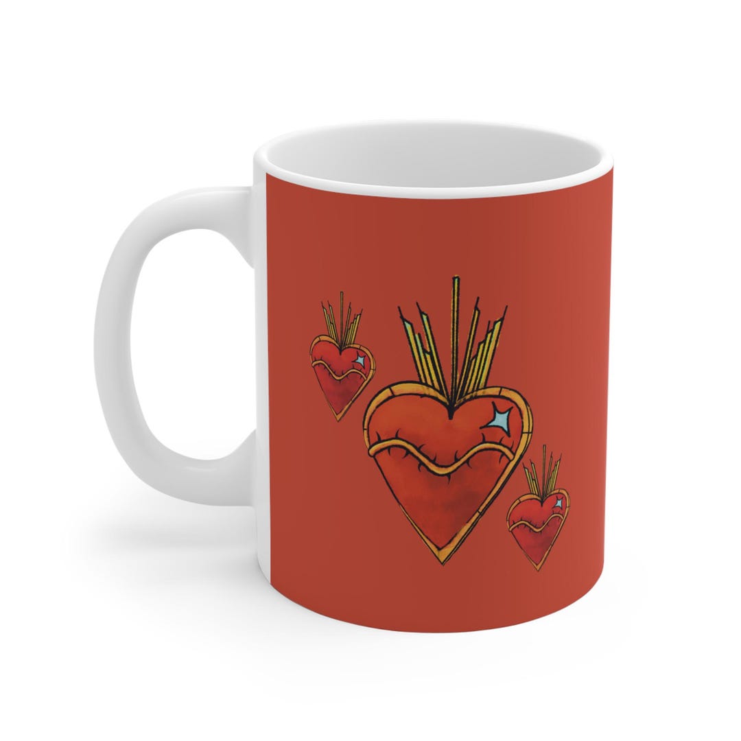 La Tazita Sagrado Corazón Rojo