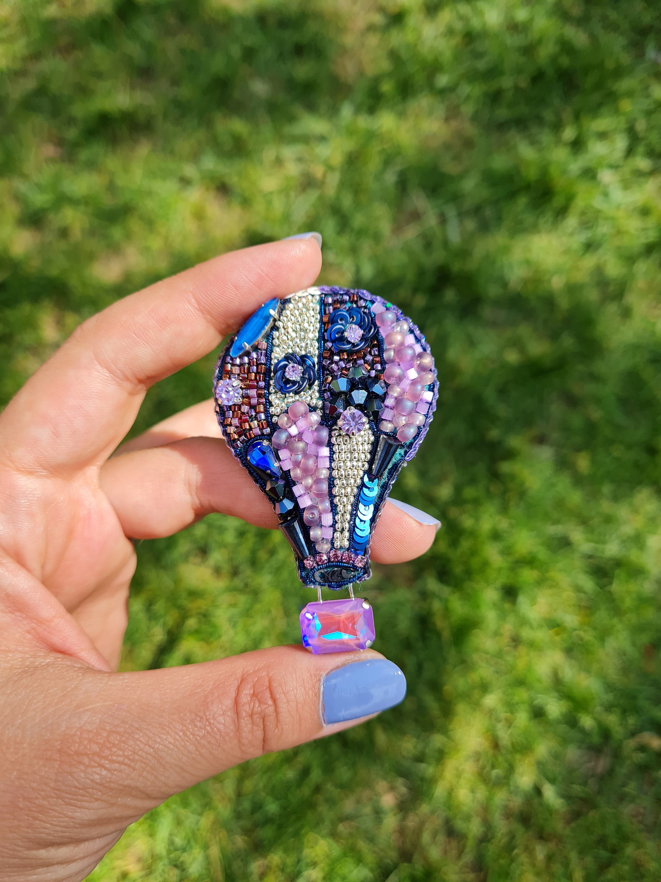 Hot Air Balloon Brooch, Balloon Brooch, Vintage Hot Air Balloon Brooch ...