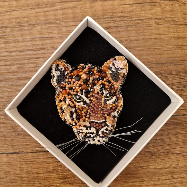 Leopard Brooch Pin - Etsy