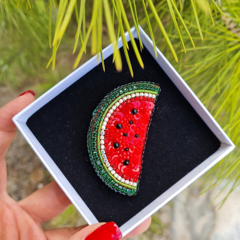 Watermelon Beads - Etsy