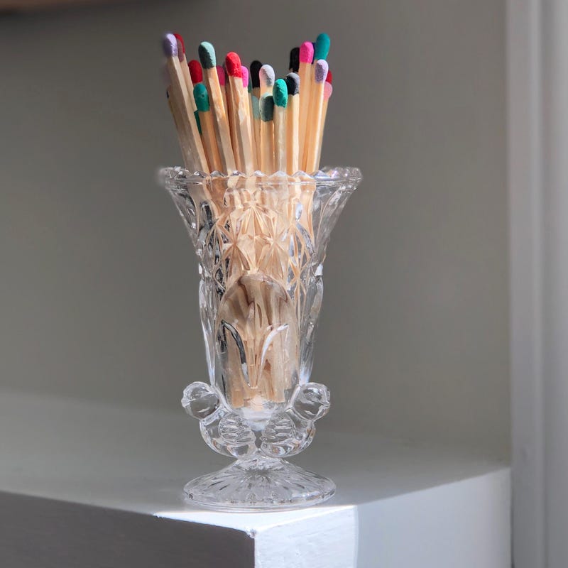 Glass Toothpick Holder - Etsy