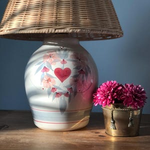 12.5'' Vintage Cottagecore Style Crock Lamp - Etsy