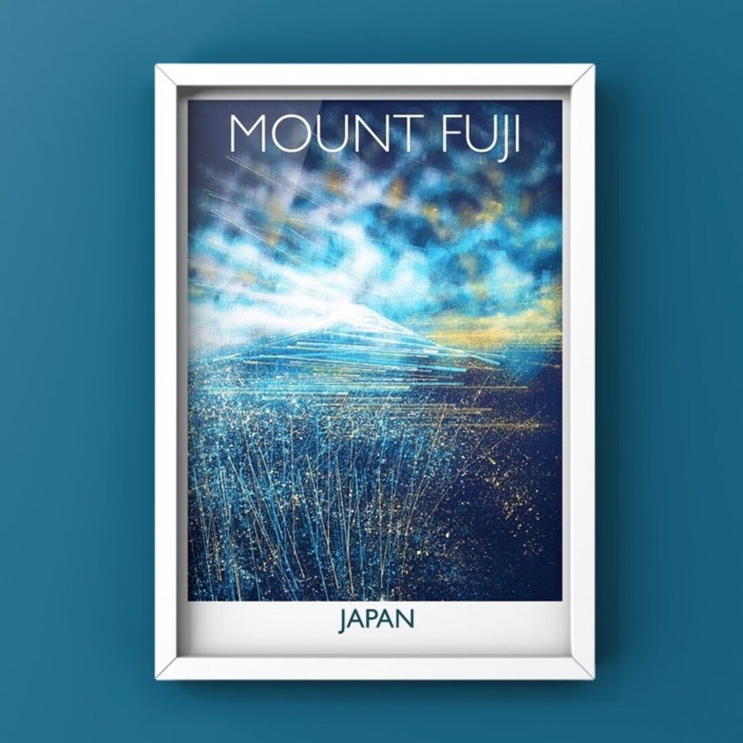 Mount Fuji Japan Mount Fuji Travel Print Mount Fuji Print - Etsy