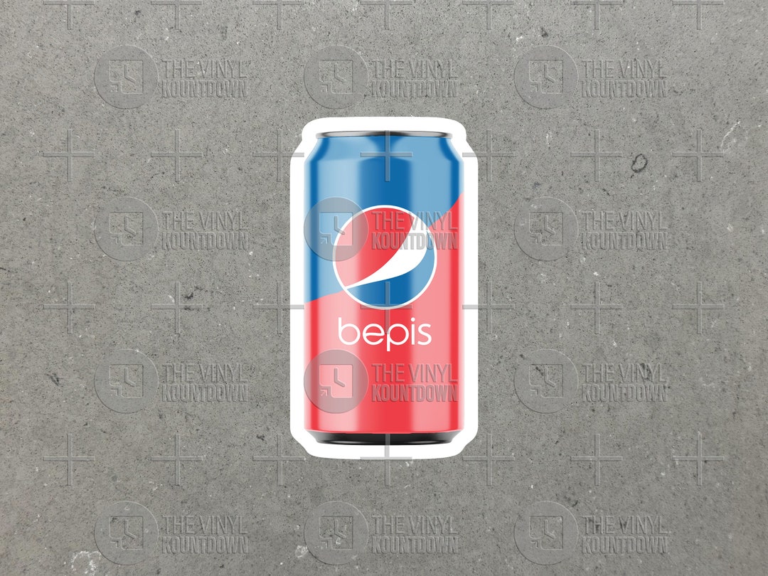 BEPIS Can Funny Soft Drink Soda Pop Meme Sticker for Laptop, Bottle ...