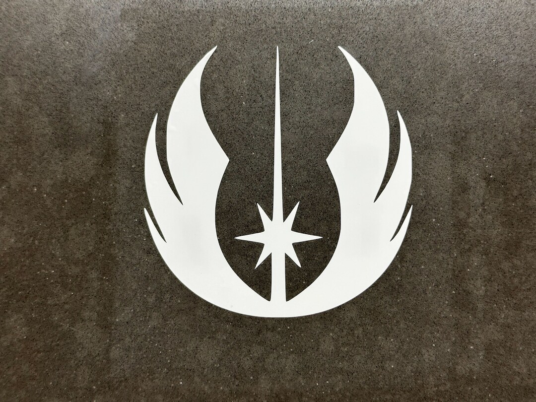 Jedi Knight Emblem Sticker for Cars, Jeeps, Wranglers, Broncos Great ...