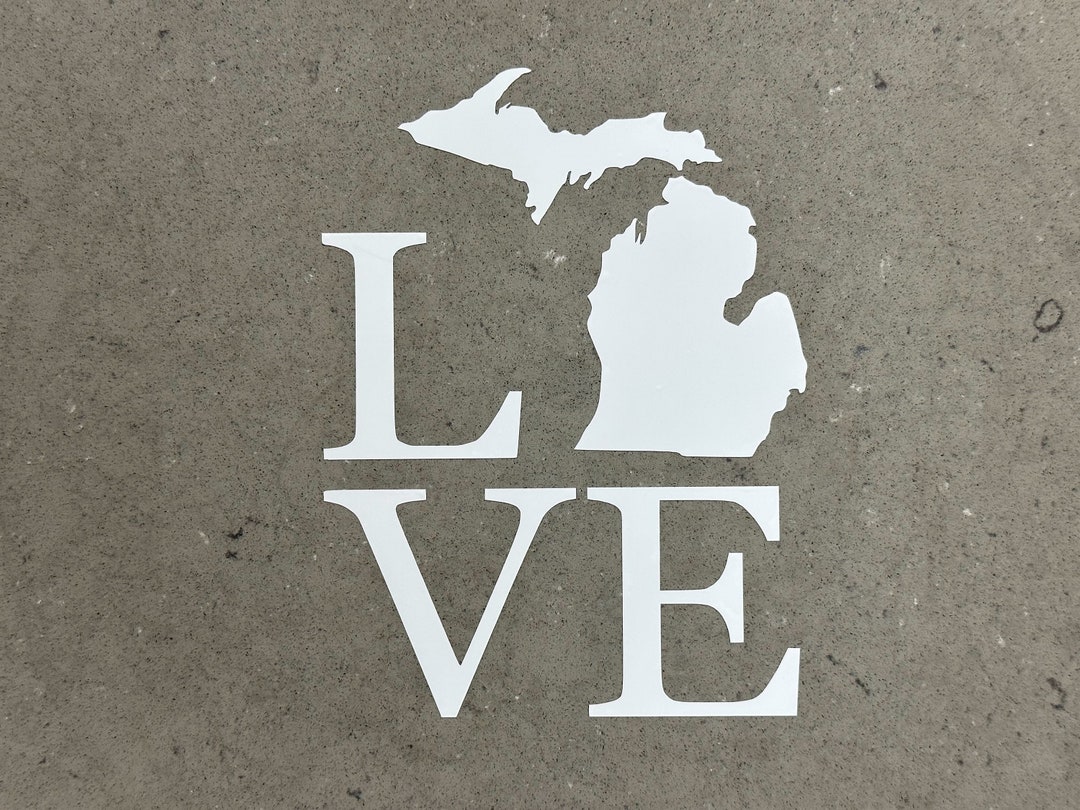 Love Michigan Great Lakes State Pure Michigan Perfect for Jeeps ...