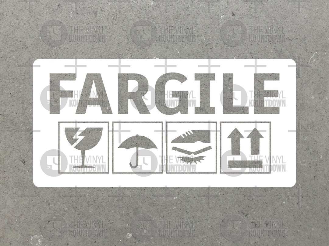 FARGILE Funny Meme Warning Label Decal Perfect for Jeeps, Broncos ...