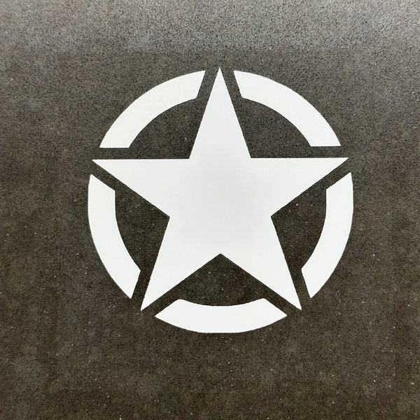 Military Blue Star Decal - Etsy