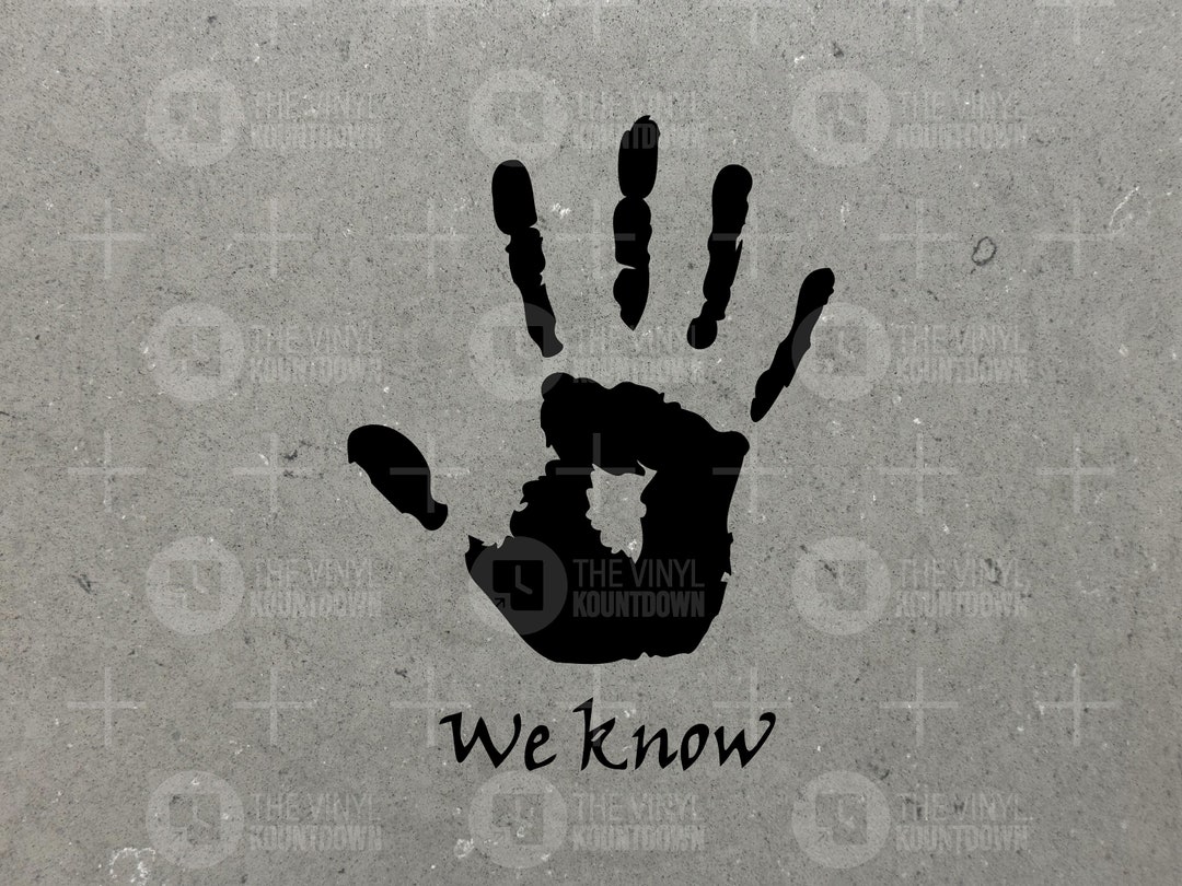Skyrim Dark Brotherhood We Know Video Game Decal Perfect for Car ...