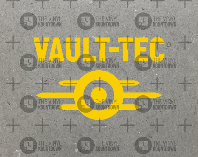 Vault Tec Logo Inspired Fallout 4 Decal - Etsy