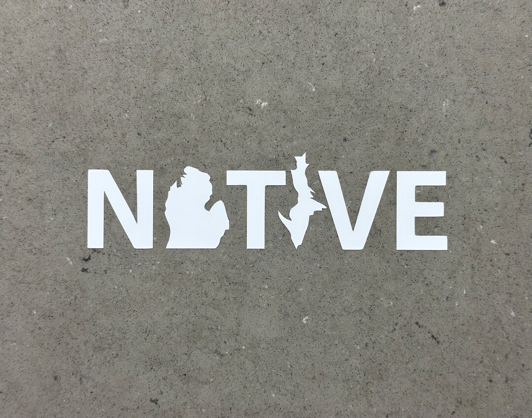 Michigan Native Sticker Pure Michigan Perfect for Jeeps, Wranglers ...