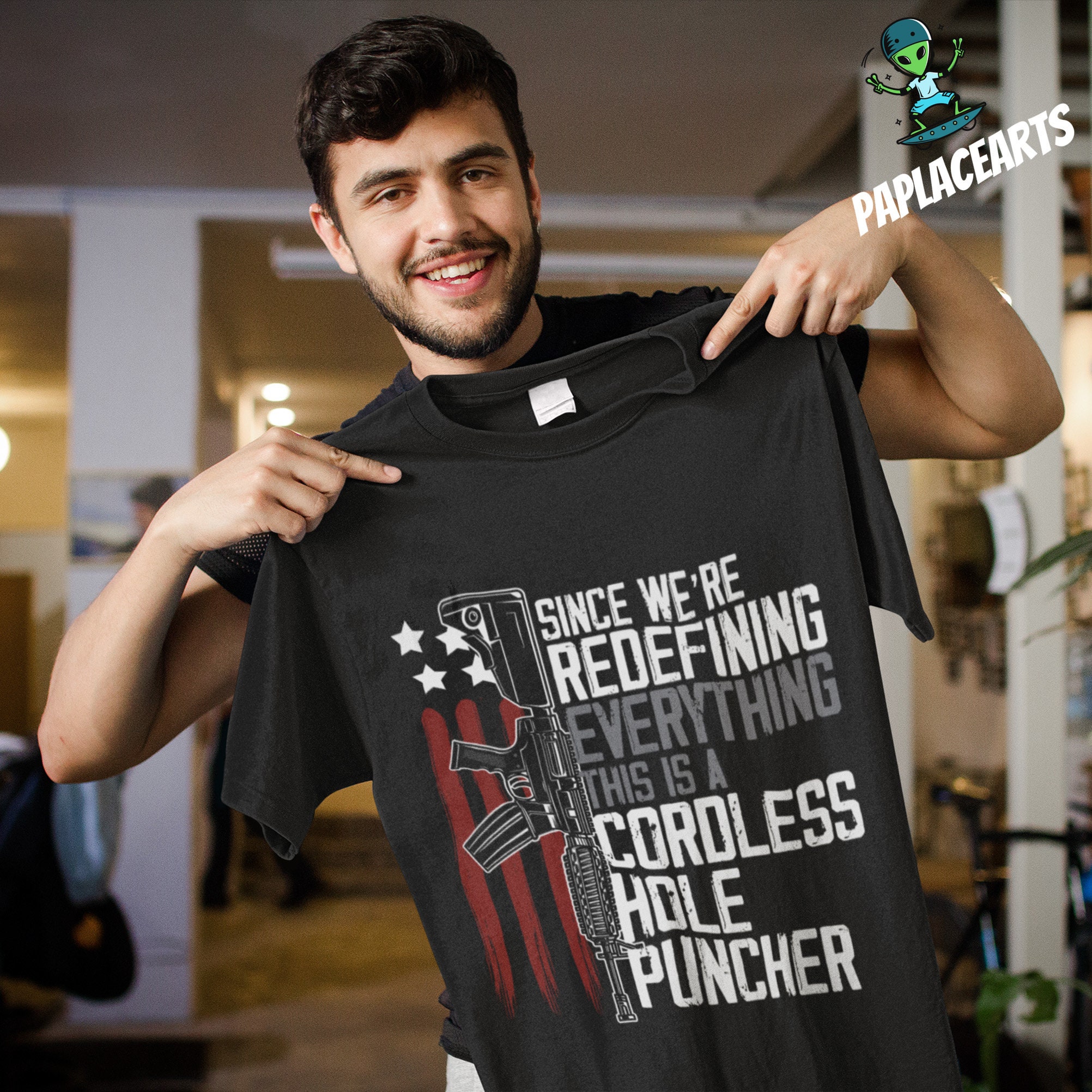 Gun T-shirt, Gun Shirt, Since We're Redefining Everything This is A ...