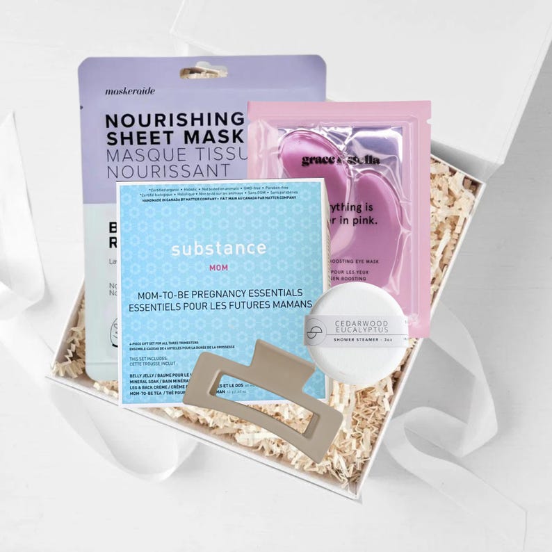 Pregnancy Gift Box Mom to Be Gift Box Mom Care Package Self Care Gift ...