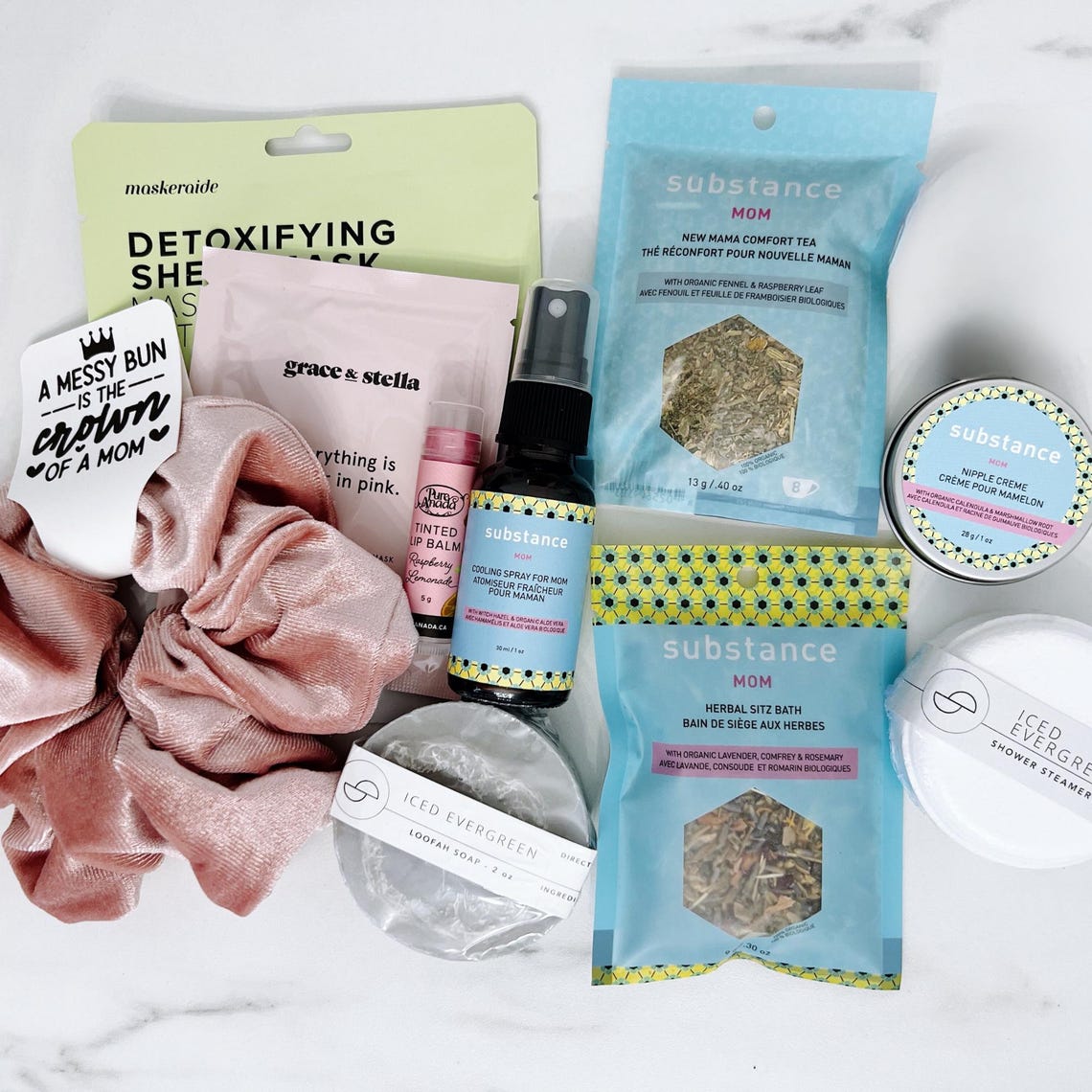 Postpartum Gift Box for New Mom Gift Box New Mom Care Package Self Care ...