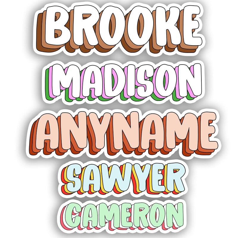 Layered Vinyl Decal - Etsy