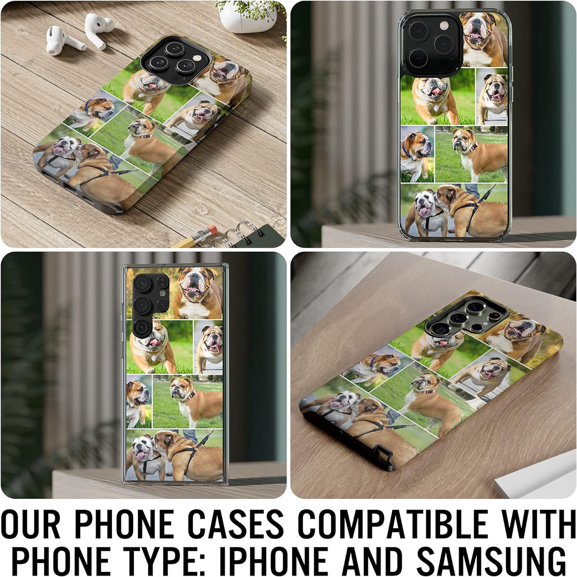 Customized Photo Design Your Own Personalized 6 Picture Custom ...