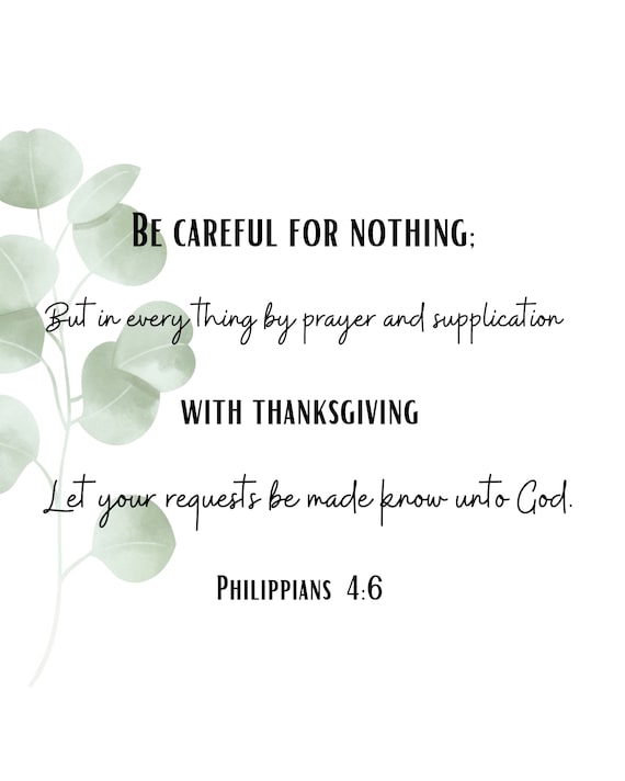 Philippians 4 6 Kjv