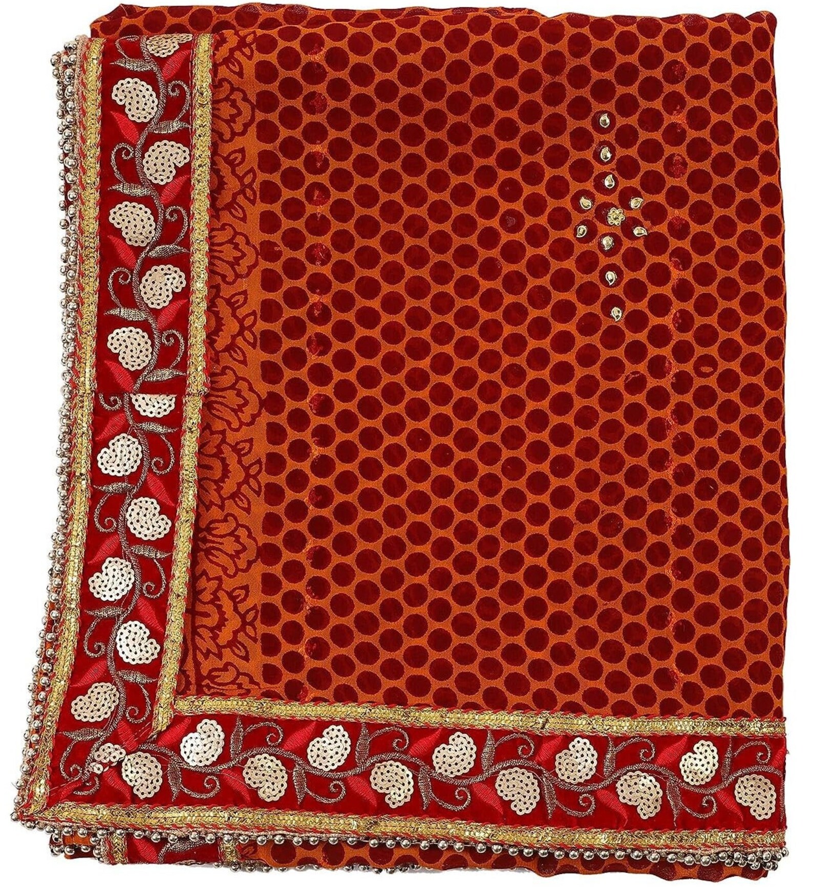 Indian Kumauni Wedding Traditional Cotton Handmade Uttrakhand Dupatta ...