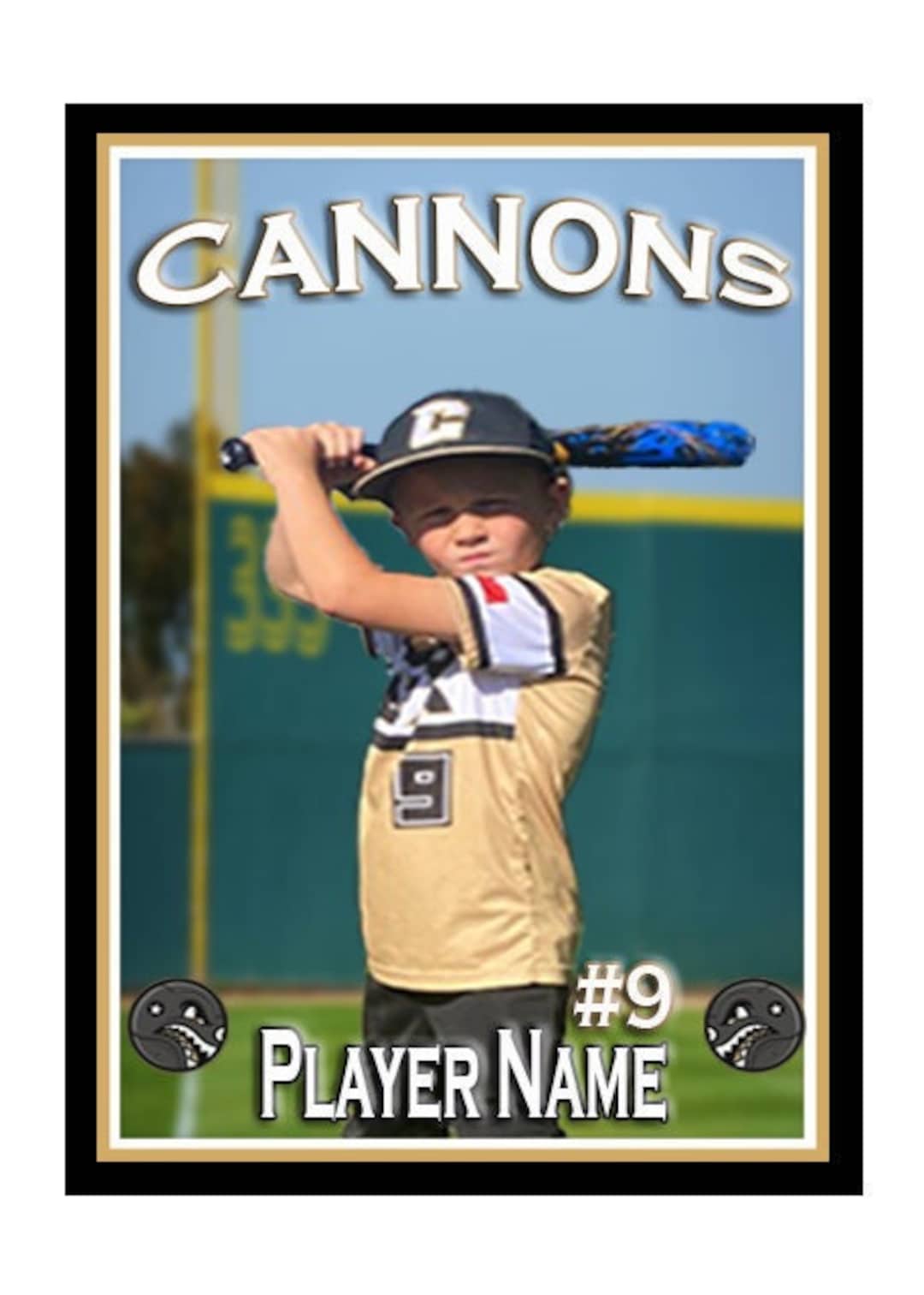 Classic Baseball Card Template and Sports Banner - Etsy