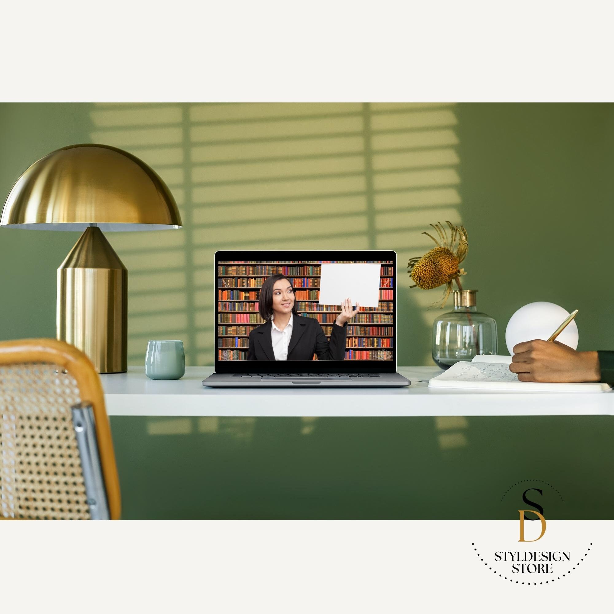 Neutral Study Room Zoom Background Pack Best Virtual - Etsy Singapore