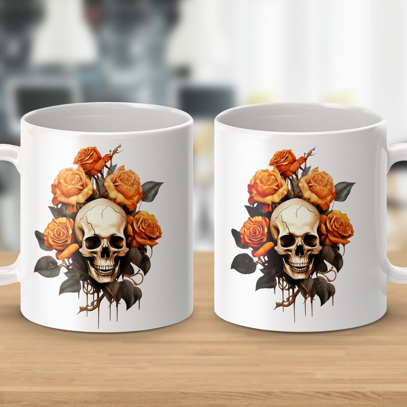Skull Tea Cup - Etsy