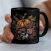Autumn Harvest Mug, Fall Pumpkin Mug, Thanksgiving Coffee Cup, Seasonal ...