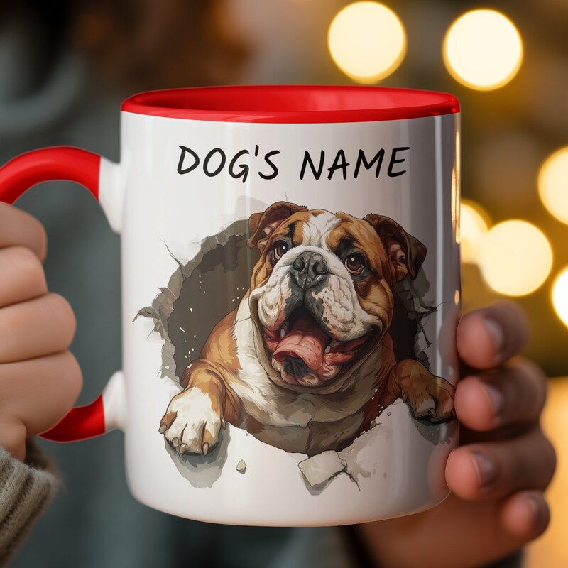 Bulldog Coffee Mug - Etsy