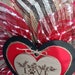 4 Legged Love Heart Mesh Wreath/wall Decor - Etsy